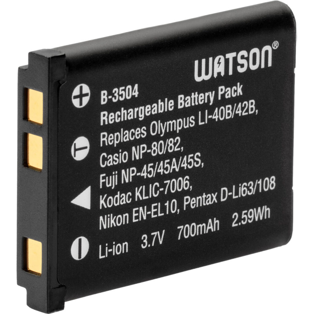 Watson - Fujifilm Battery Rechargeable NP-45A - Boushahri Tech